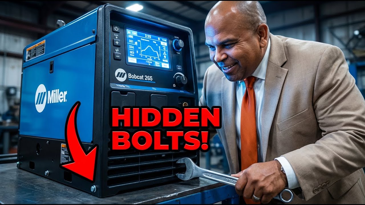Brand New Miller Bobcat 265 Setup – Hidden Bolts, No Instructions ...