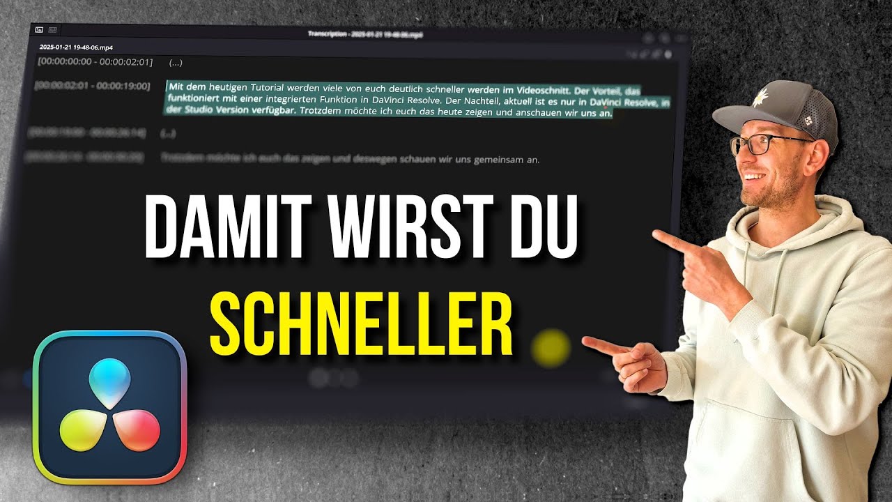 Wie du vieeeel schneller wirst im Schnitt! - Davinci Resolve Tutorial - YouTube