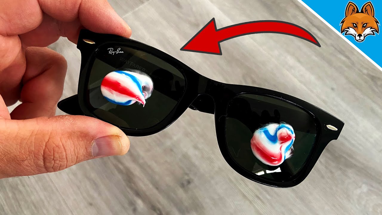Spread TOOTHPASTE on your SUNGLASSES and WATCH WHAT HAPPENS 💥 ...