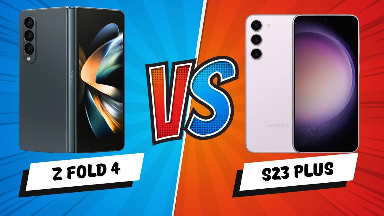 Samsung Galaxy Z Fold 4 Vs Samsung Galaxy S23 Plus - This might SHOCK ...