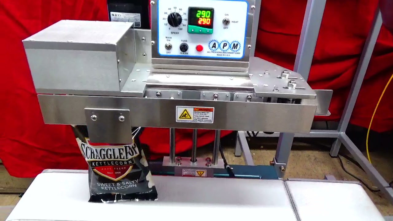 Popcorn Filling and Sealing - YouTube