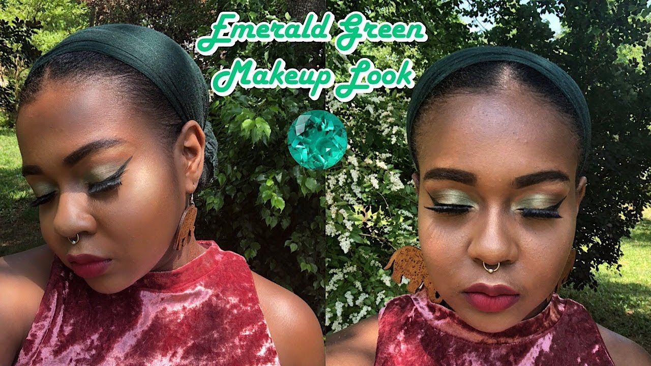 Emerald Green Makeup Look Tutorial - YouTube