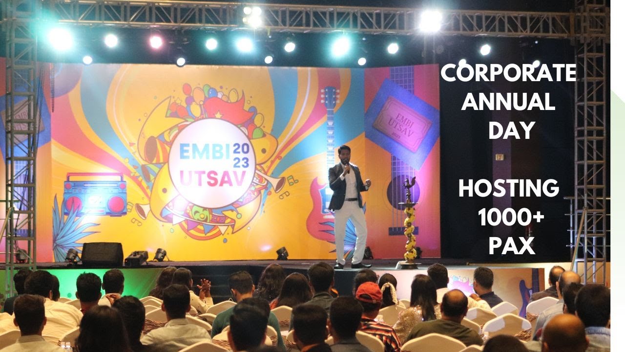 How to host MEGA Corporate Event 😱| Corporate Event Anchoring for LARGE ...