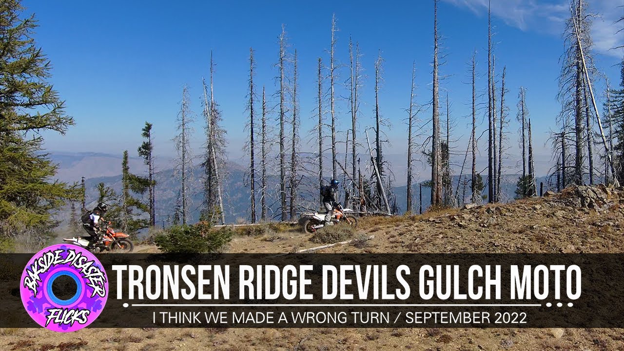 We made wrong turn onto Tronsen Ridge for some unexpected cliffside ...