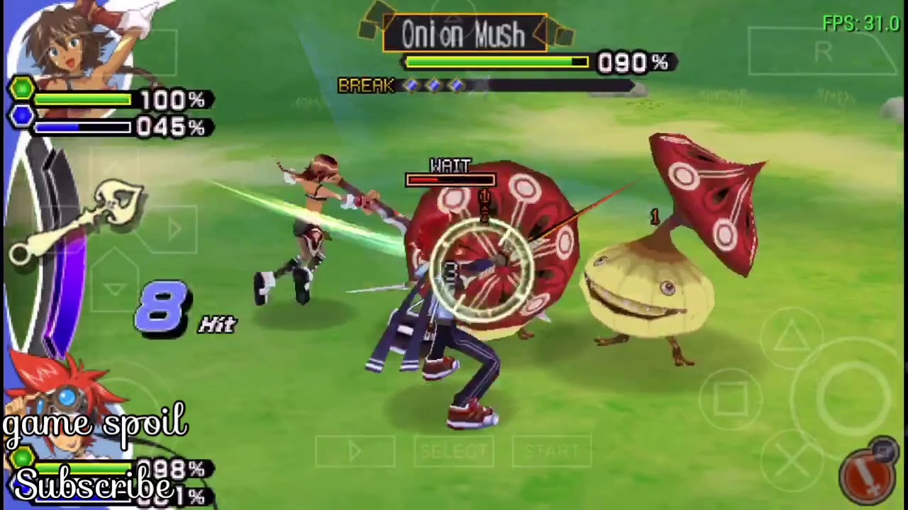 Dot Hack Link English Patch PPSSPP iOS Android Gameplay - YouTube