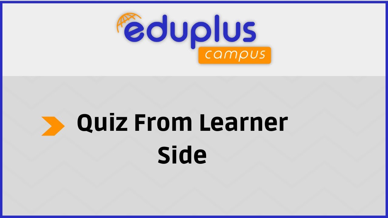 Quiz From Learner Login - YouTube