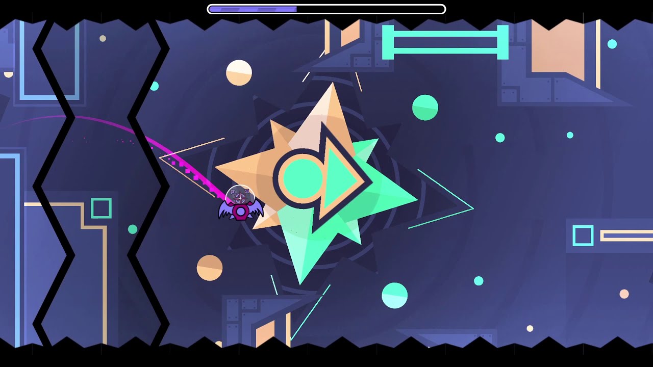 Geometry Dash ~ Intrigate Shapes {Miyolophone - astrEnfant} - YouTube