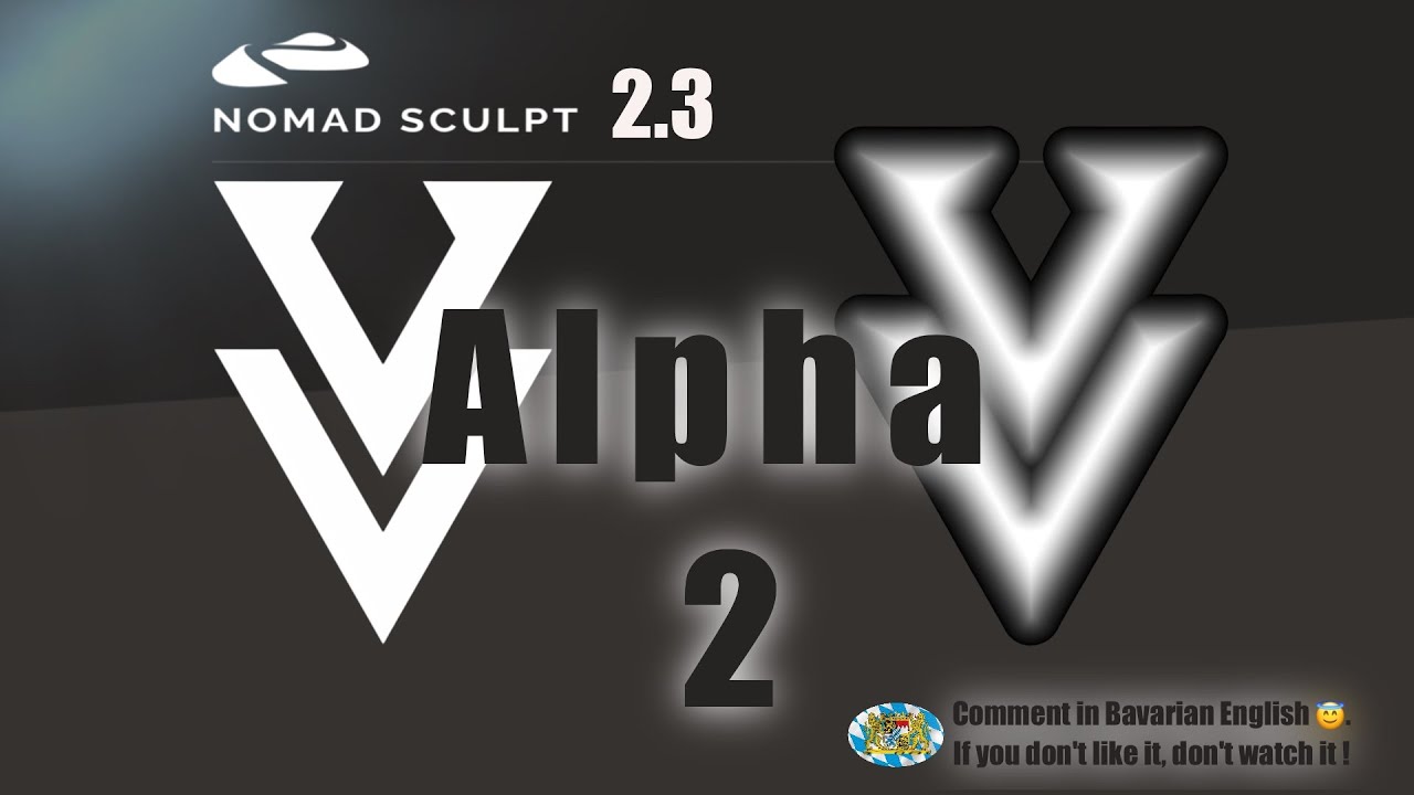 Nomad Sculpt - Alpha 2 - only workflow - SDF - V Carved - 3d printing ...