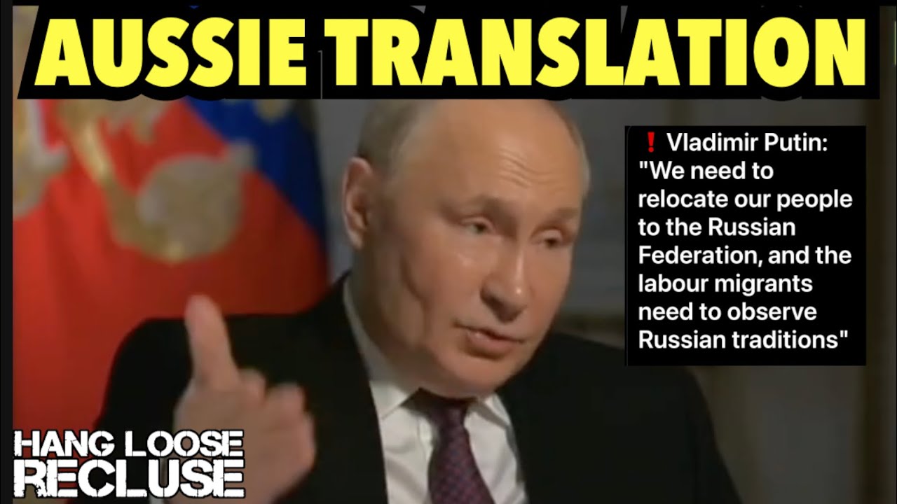 Vladimir Putin | National Address | Aussie Putin Translation - YouTube