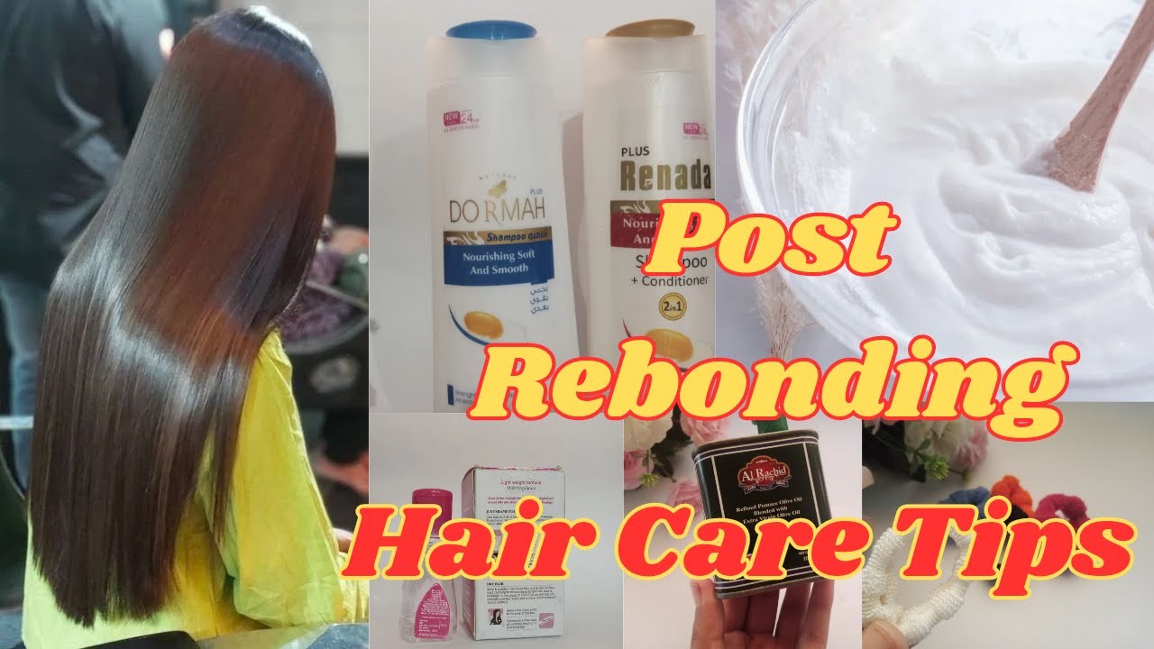 After Rebonding Hair Care tips at Home|How to take care of your hair ...