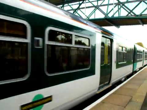A pair of Southern Class 456's arrive at Mitcham Junction bound for ...