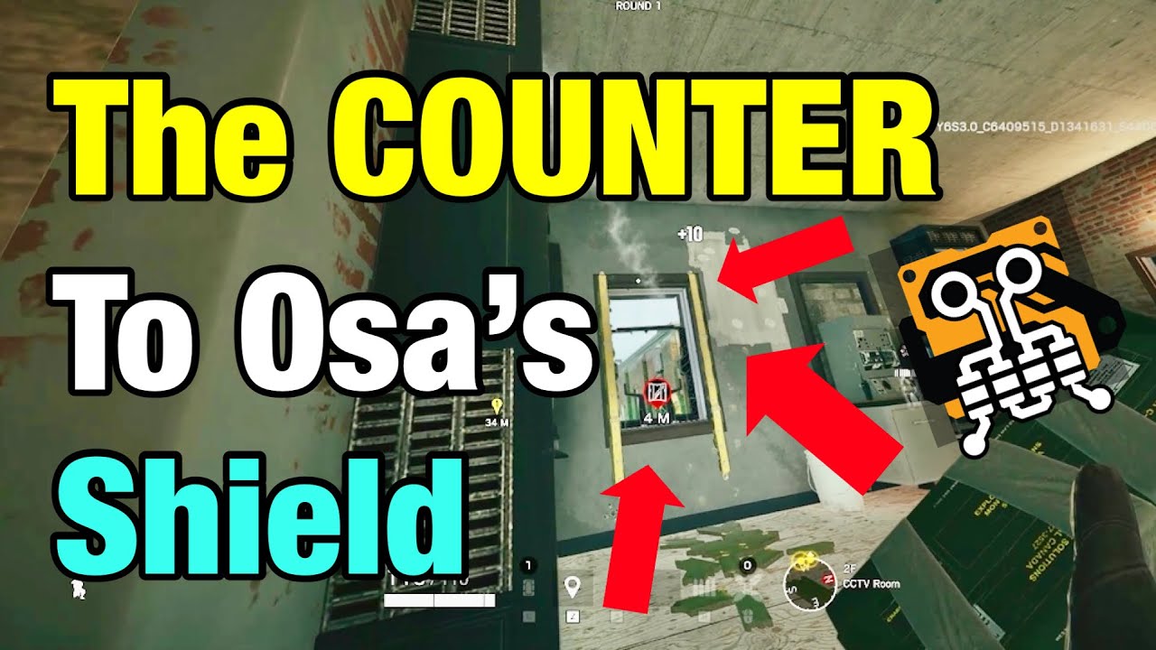 How to COUNTER Osa's Shield (Crystal Guard Gameplay) - Rainbow Six ...