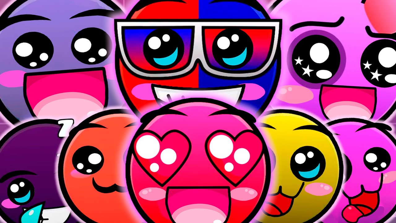 NEW CUSTOM Geometry Dash Difficulty Faces v5 but they are CUTE 😊 ...