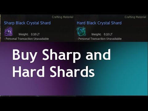 Quick Tips: How to get Sharp and Hard shards off the marketplace - YouTube