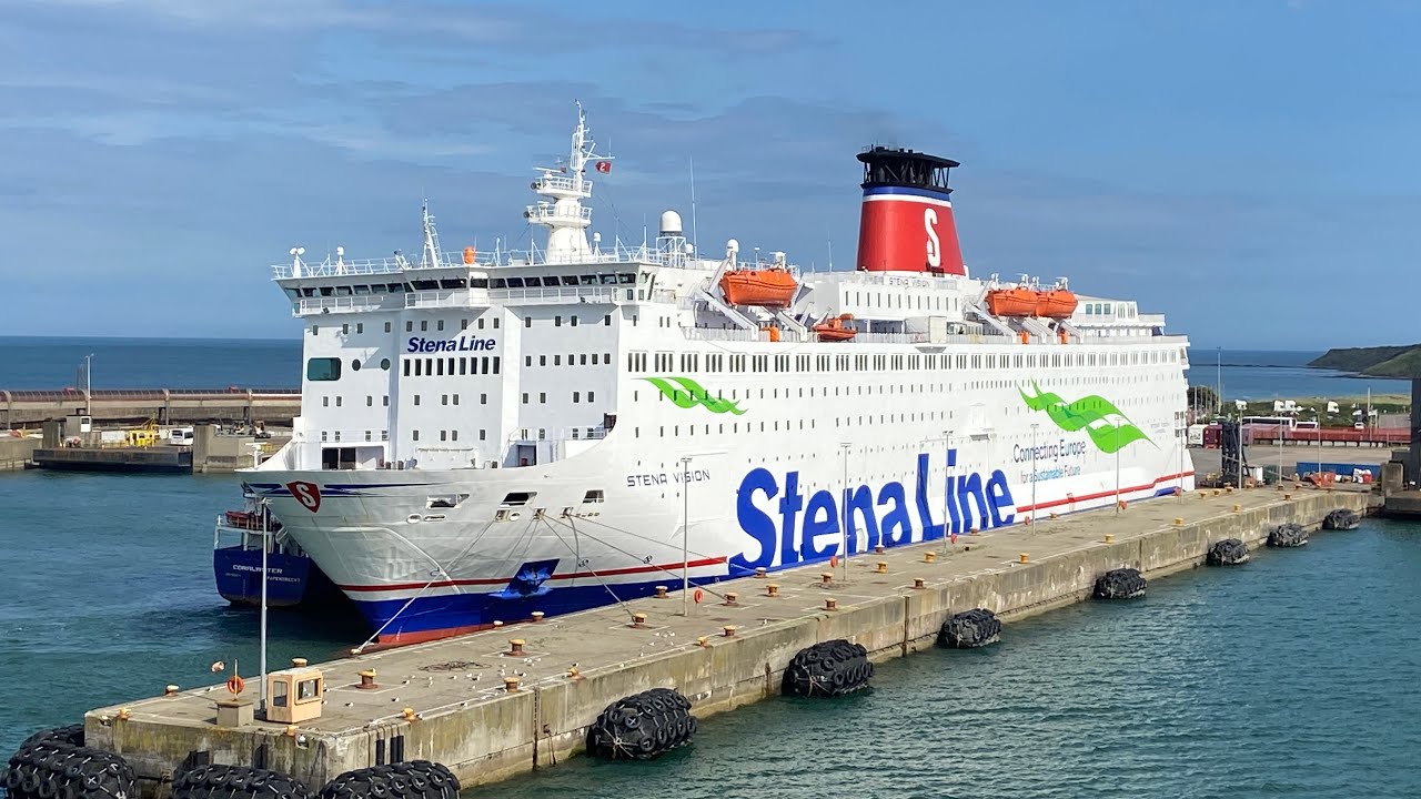 MV Stena Vision Alongside at Rosslare, 12/7/23 - YouTube