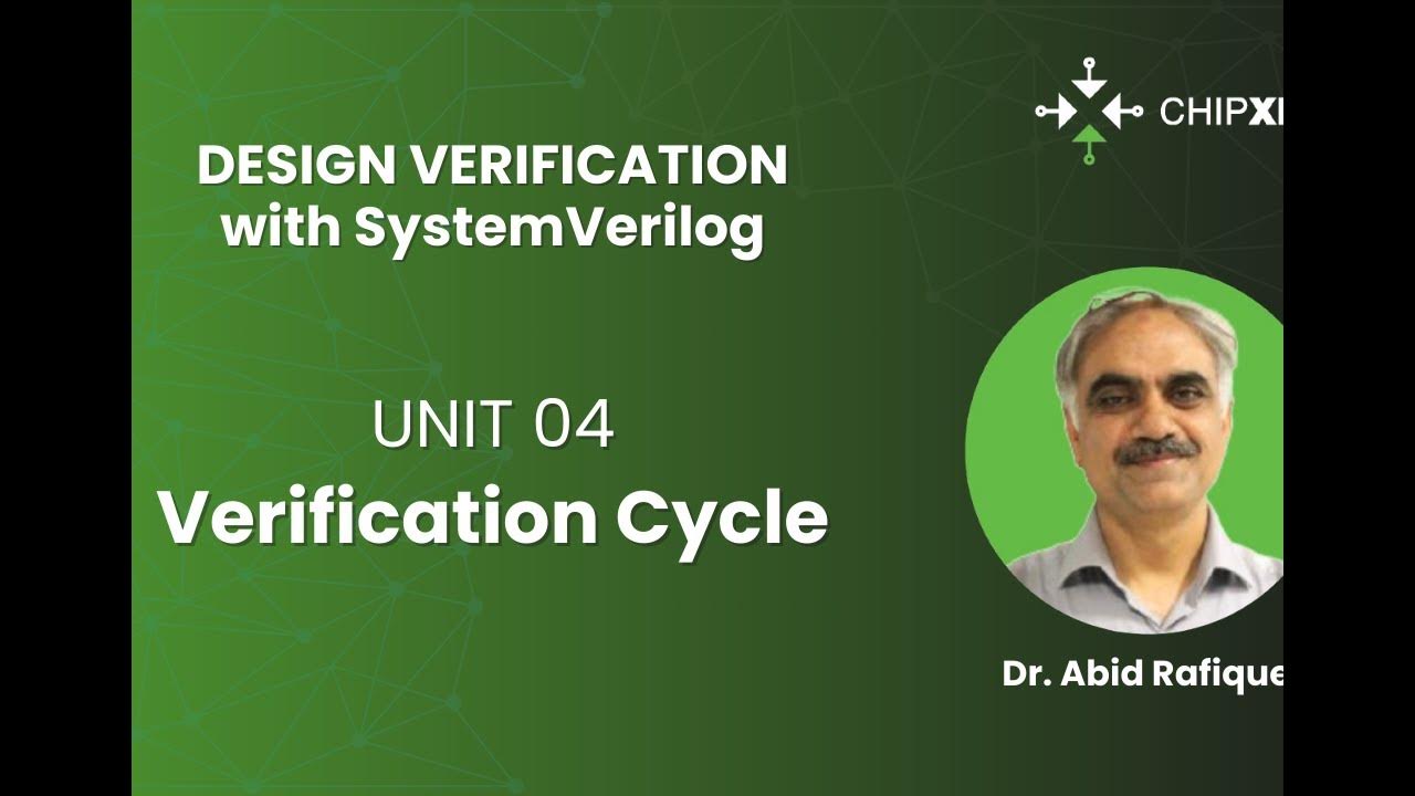 DV - SystemVerilog Unit 6 : Verification Cycle - YouTube