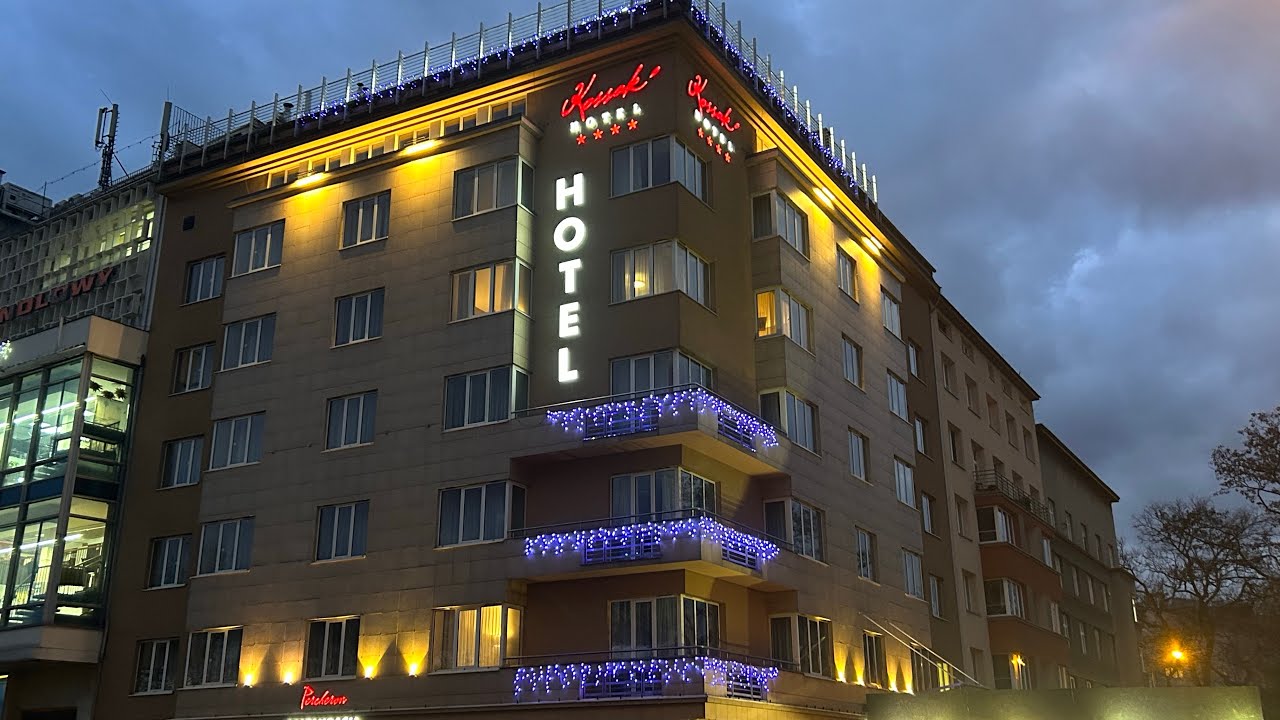 Breakfast selection at Hotel Kossak in Krakow Poland - YouTube