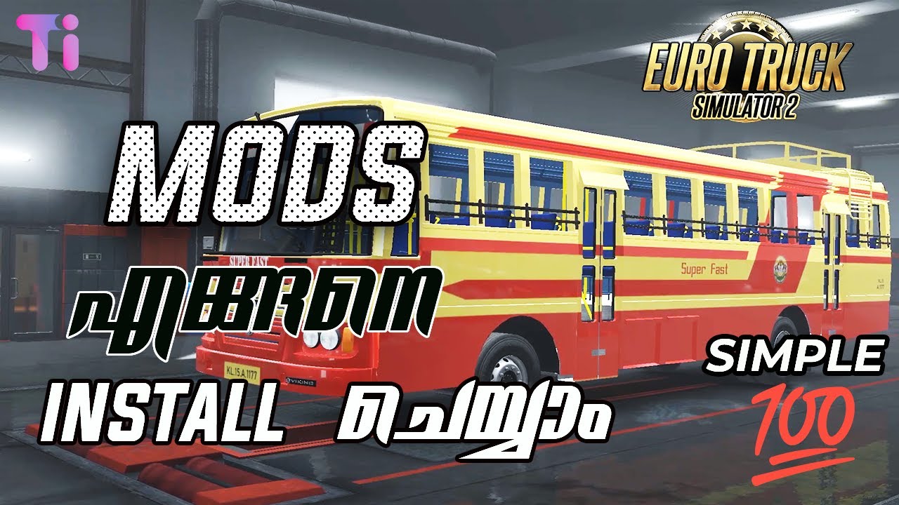 How To Install Mods in Euro Truck Simulator 2 | Euro Truck Simulator ല് ...