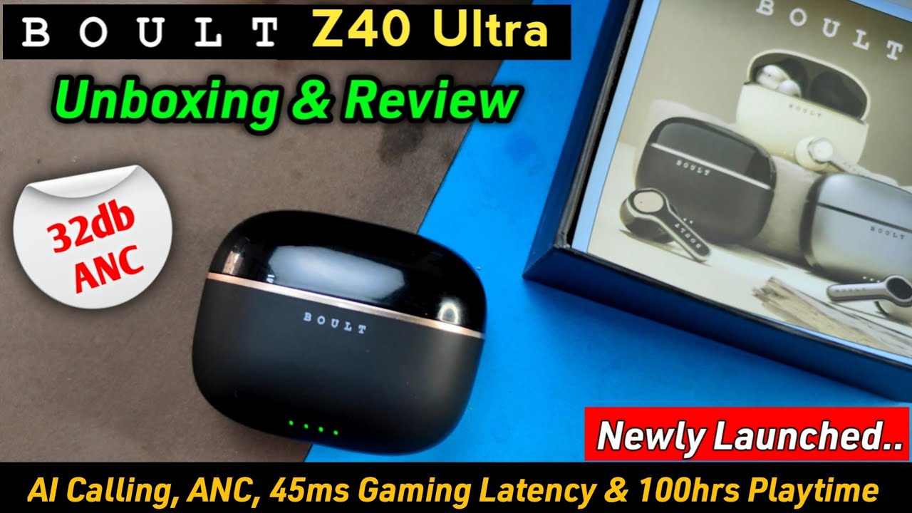 Boult Z40 Ultra | ANC, 100H battery, Dual Device Connectivity under 2K ...