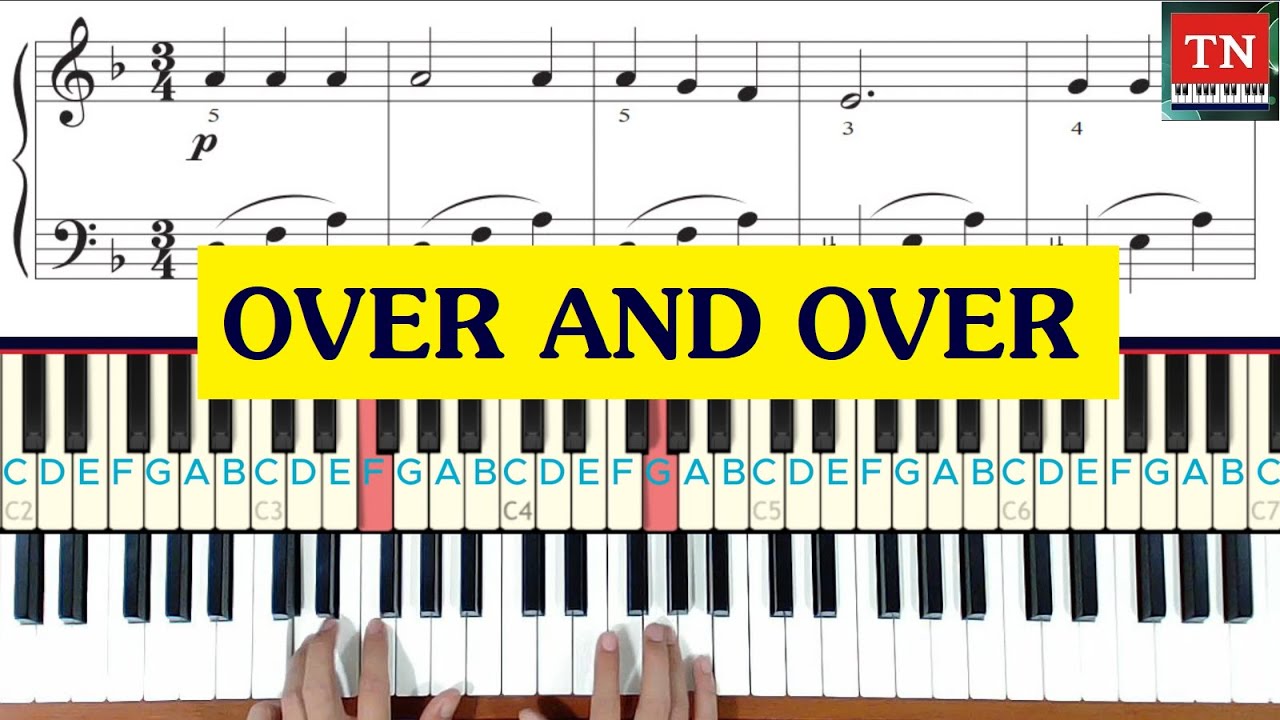 Over And Over | Piano tutorial #pianotutorial - YouTube