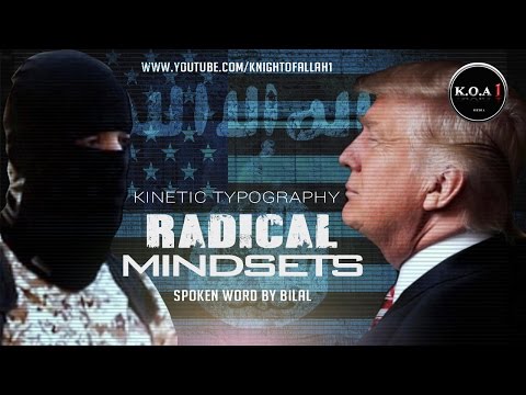 Radical Mindsets - Kinetic Typography - Spoken Word By Brother Bilal