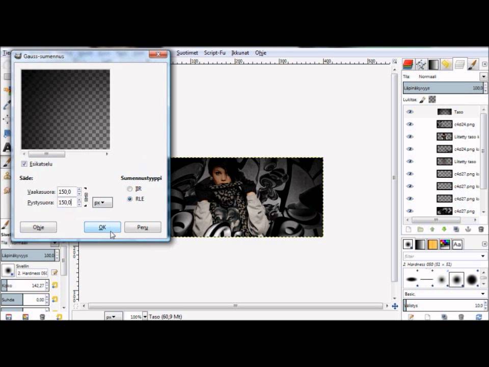 GIMP C4D Signature Tutorial - YouTube