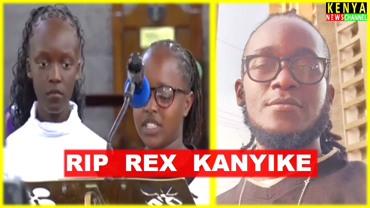 Rex Kanyike Sister EMOTIONAL tribute during Funeral Service - YouTube