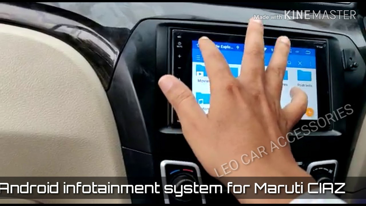 Android infotainment system installed for Maruti CIAZ - YouTube