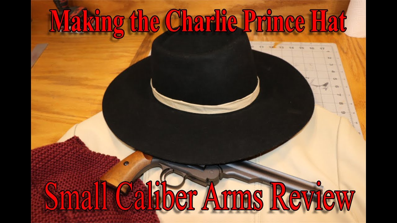Making the Charlie Prince Hat - Re-shaping a cowboy hat - YouTube