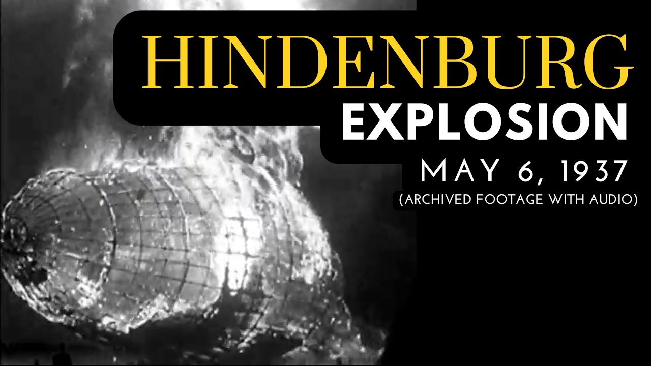 Real Footage and Audio from 1937 - The Hindenburg Disaster - YouTube