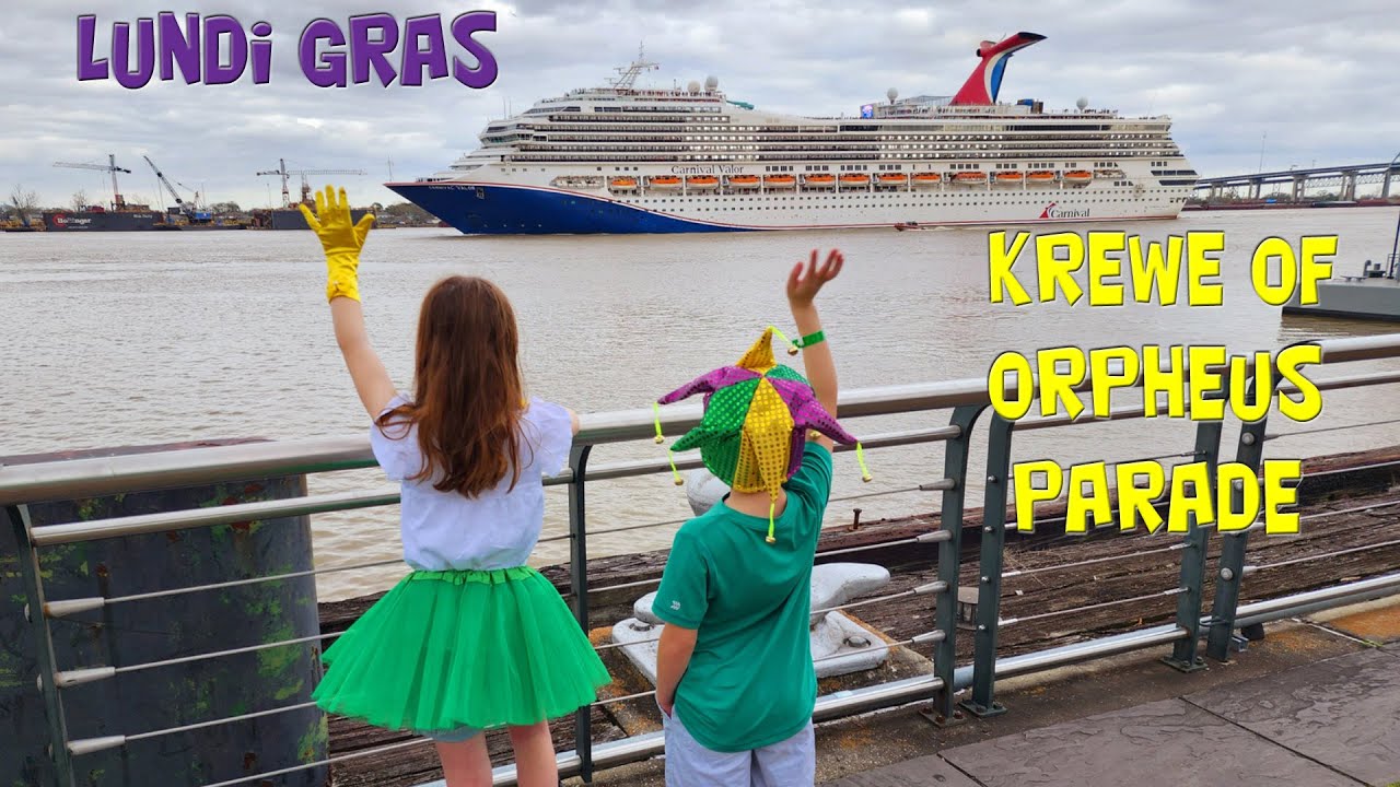 Lundi Gras ~ New Orleans ~ Krewe of Orpheus Parade - YouTube