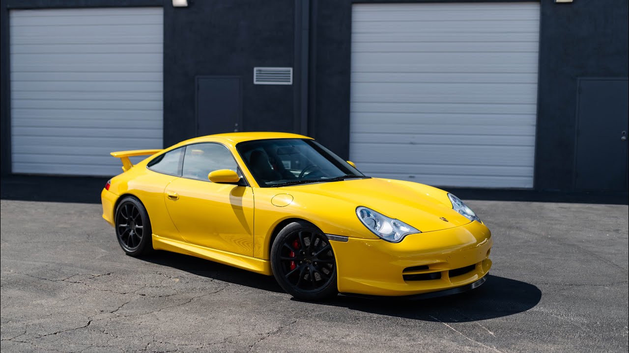 2004 Speed Yellow 911 GT3 POV Drive - YouTube