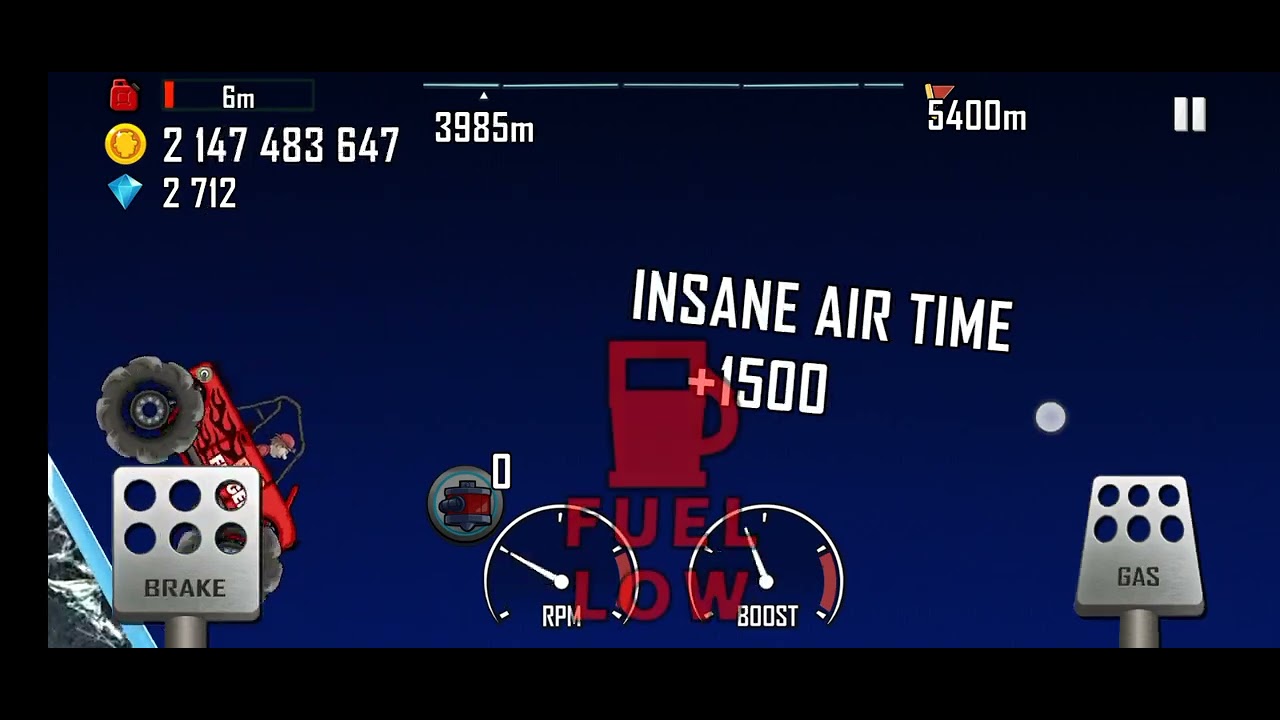 Hill climb racing Big Finger and Nocares 6012 m ( Current World Record ...