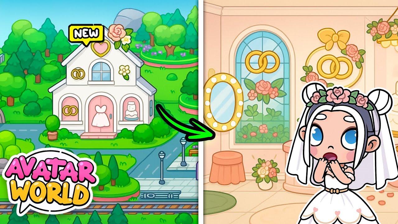 NEW! 😍 WEDDING SALON IN AVATAR WORLD!? 💒💍 DRESSES, SECRETS & GLITCHES ...