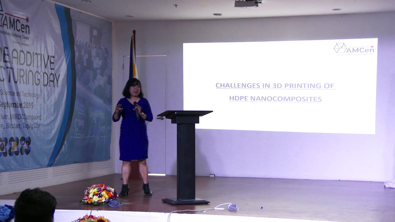 MIRDC-AMCen Conference 2019, ITDI 3D Printing of NANOCOMPOSITES: ITDI ...
