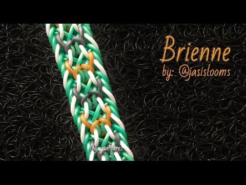 BRIENNE Hook Only bracelet tutorial - YouTube