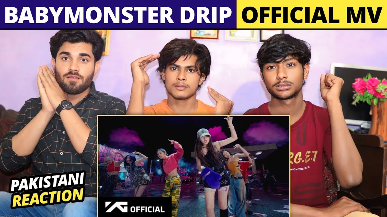 Babymonster Drip Official M/V - Pakistani Reaction - Shan Extra - YouTube