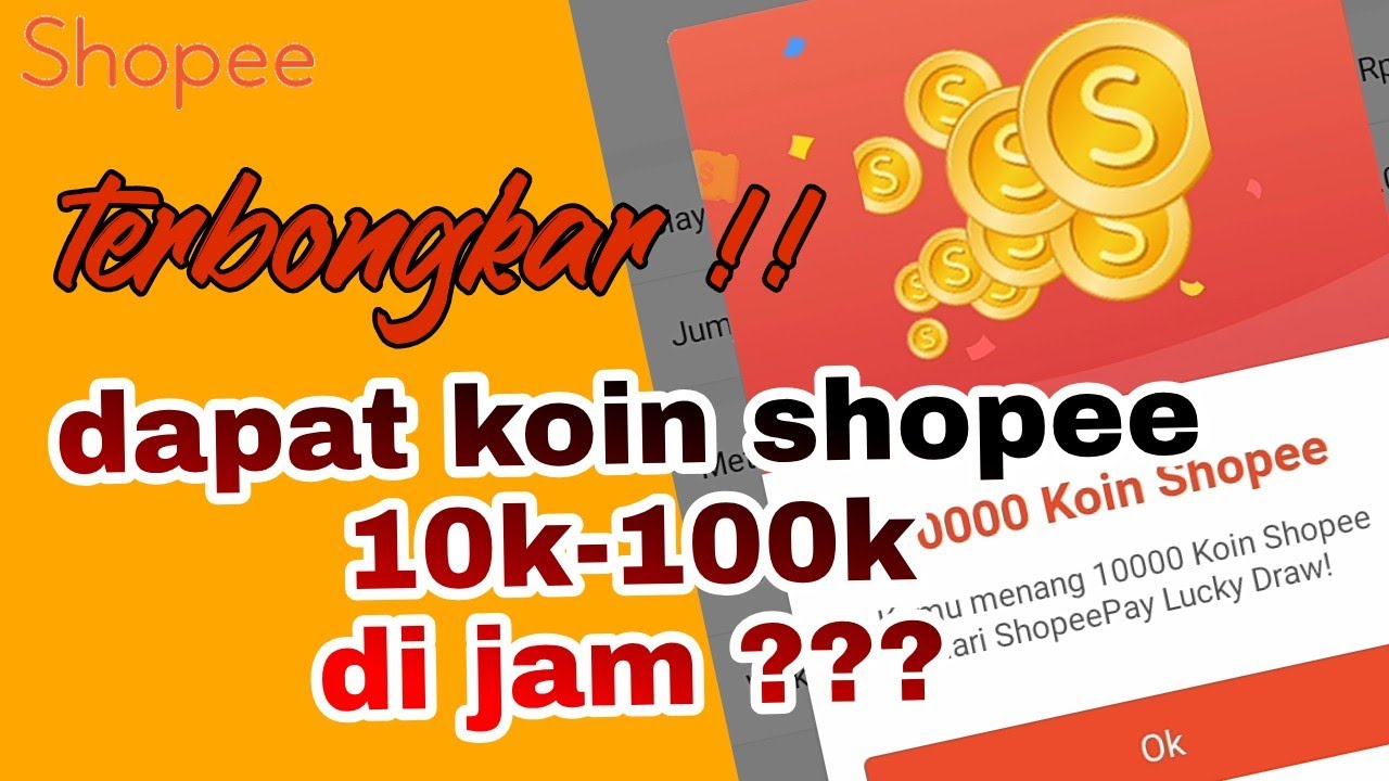 TIPS & TRICK MENANG RATUSAN KOIN SHOPEE DI LUCKY DRAW 😱 100% WORK - YouTube