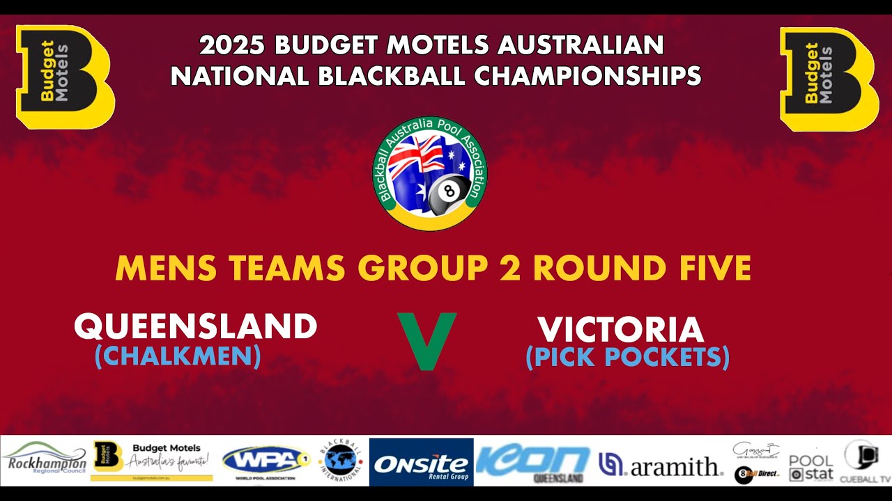 Australian Championships 2025 : Mens Teams Group 2 Round 5 - QLD ...