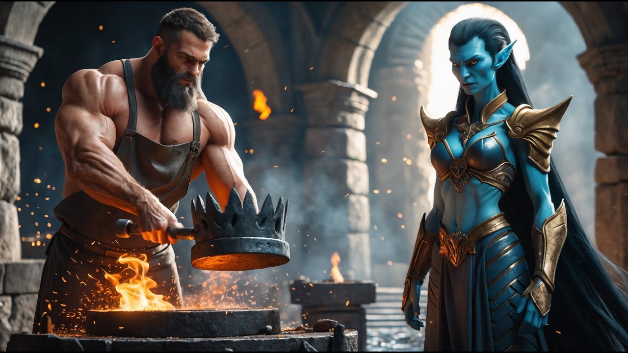 Sacrificing Her Crown, It Melted in the Forge, Merging with the Armor for the Warrior’s Last ...
