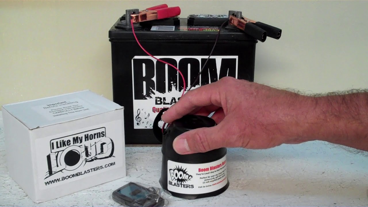 Ghost Shriek Sounds Car Horn Wireless - YouTube