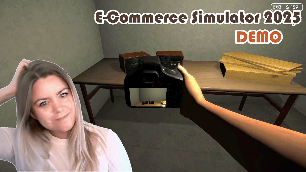 Trying out the new DEMO of E-Commerce Simulator 2025 - YouTube