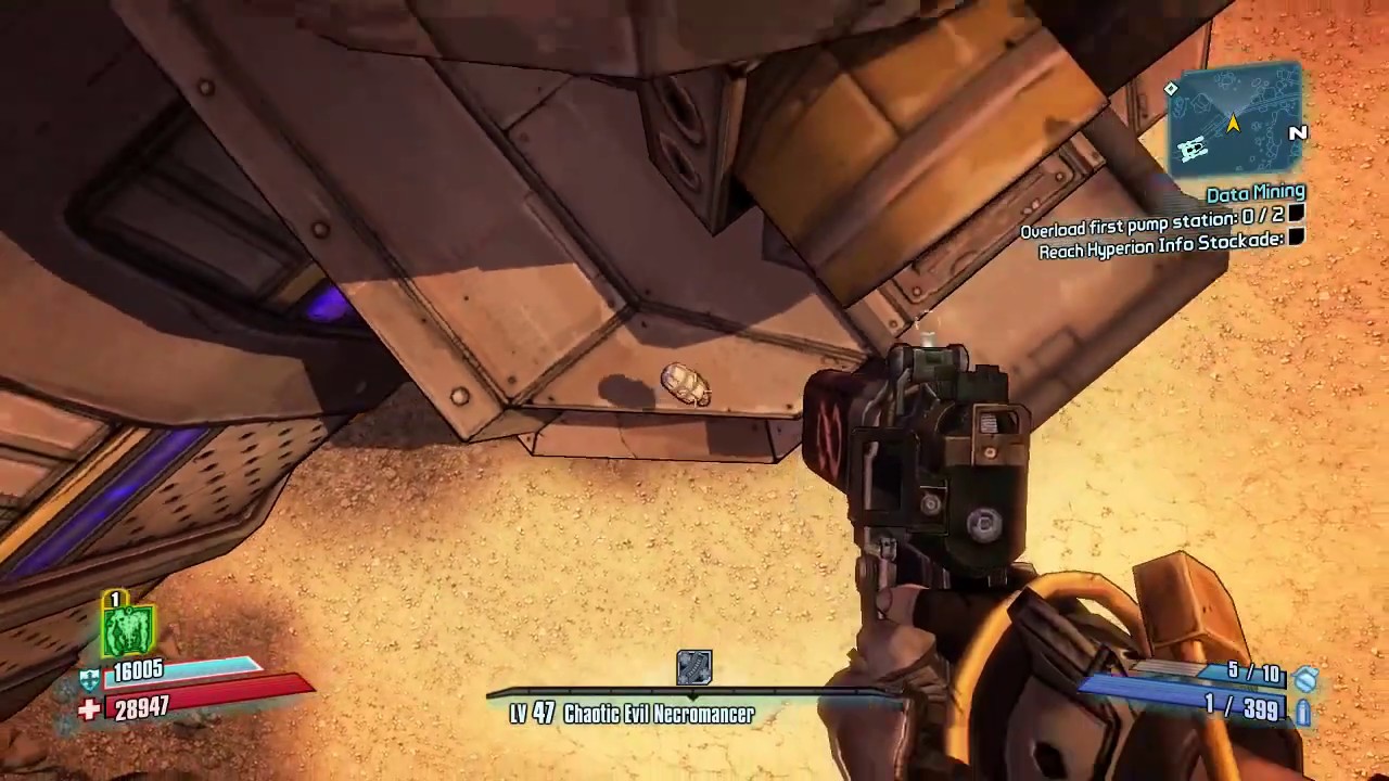 Borderlands 2 Arid Nexus - Boneyard Pipe Gernade Jump - YouTube