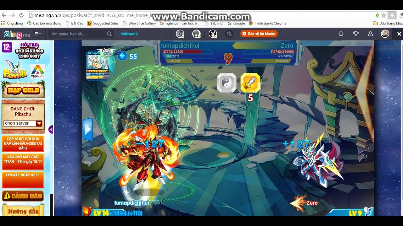 POKIWAR: Test skill của ht8 - YouTube