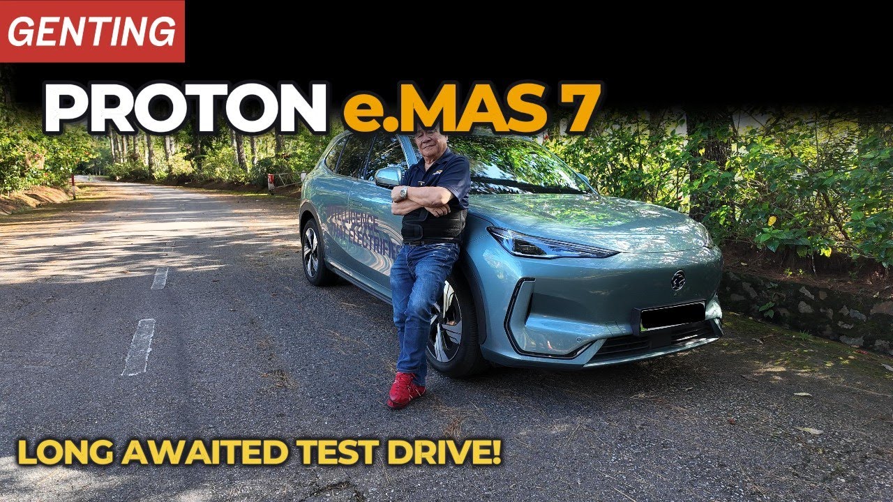 Proton e.MAS 7 All-Electric SUV Tested on Genting | YS Khong Driving ...