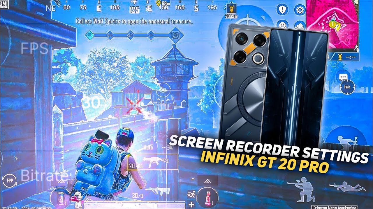 BEST SCREEN RECORDER SETTING IN BGMI/PUBG ON INFINIX GT 20 PRO! - YouTube