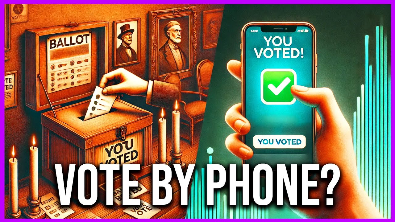 Should we be able to vote by phone? - YouTube