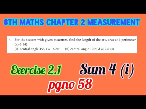 5 June 20258th Maths chapter 2 Measurement Exercise 2.1 sum 4(i) - YouTube