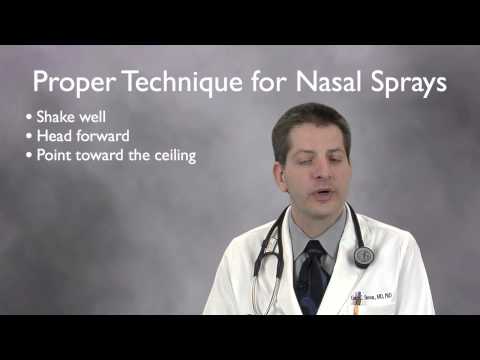 Nasal Spray Technique