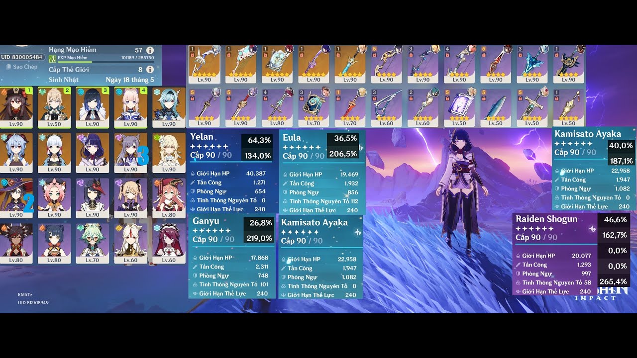 Acc Genshin impact Giá Rẻ 800k+ - YouTube